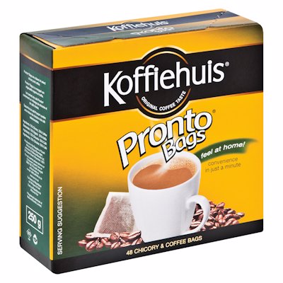 Koffiehuis Chicory & Coffee Pronto Bags 48 Pack – The South African Shop