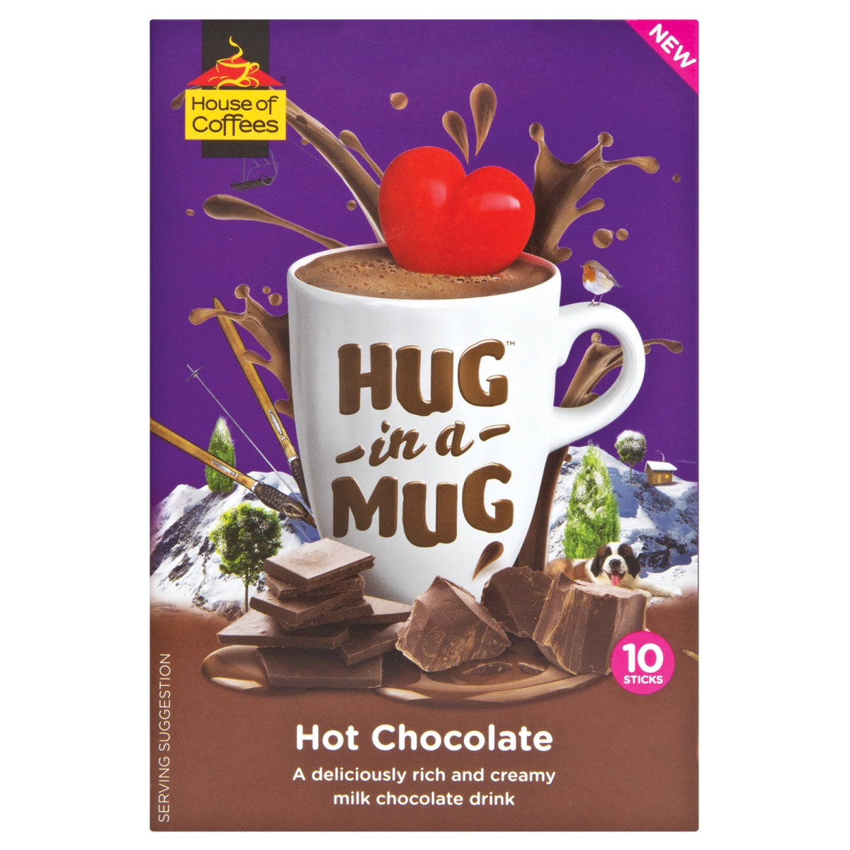 Hug in a Mugg Hot Chocolate Box with 8 sticks – The South African Shop