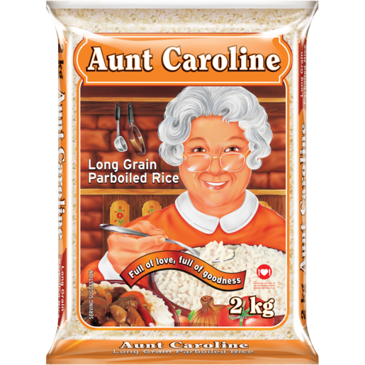 Aunt Caroline Long Grain Parboiled Rice 2kg – The South African Shop