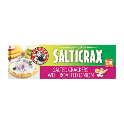 Bakers Salticrax Crackers with Roasted Onion 200g – The South African Shop