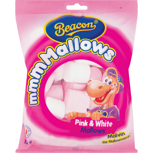 Beacon Mallows Pink & White Mallows 150g – The South African Shop