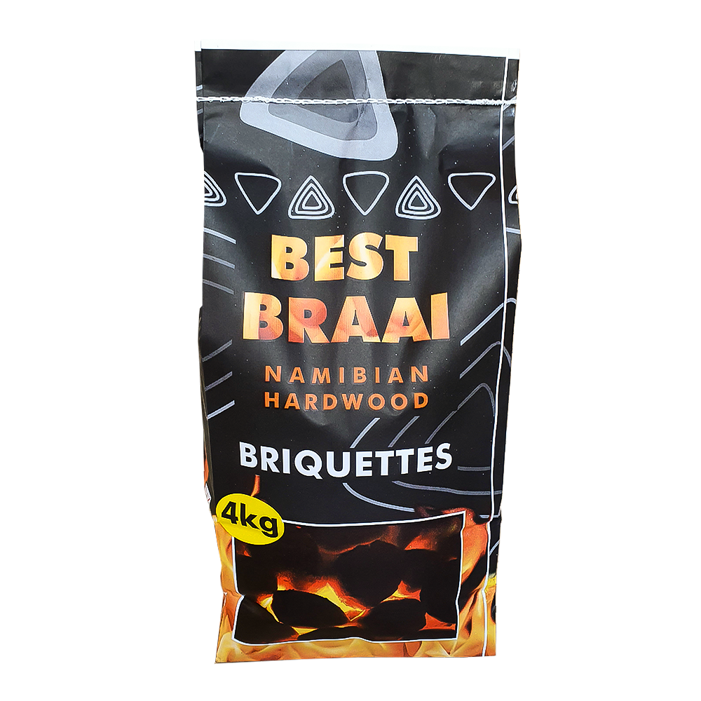 Best Braai Namibian Hardwood Briquettes 4kg – The South African Shop