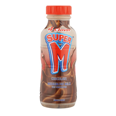 Clover Super M Chocolate Flavoured Medium Fat Milk 300ml – The South ...