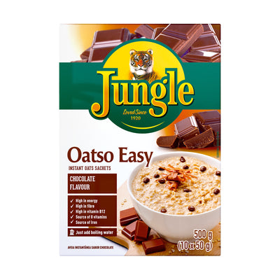 Jungle Oatso Easy Chocolate Instant Oats 500g – The South African Shop