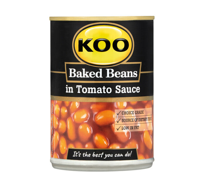 KOO Baked Beans in Tomato Sauce 410g – The South African Shop