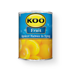 KOO Fruit Apricot Halves in Syrup 410g – The South African Shop