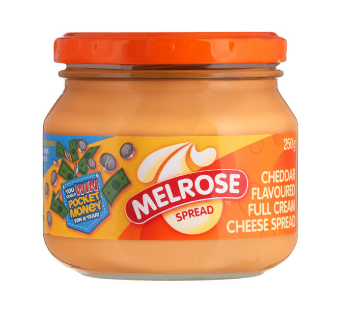 Melrose Cheddar Cheese Spread 250g – The South African Shop