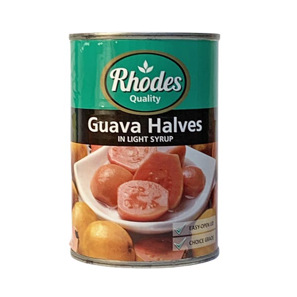 Rhodes Guava Halves in Light Syrup 410g – The South African Shop