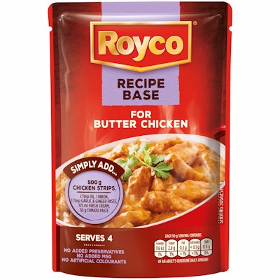 Royco Wet Cook in Sauce Butter Chicken 400g – The South African Shop