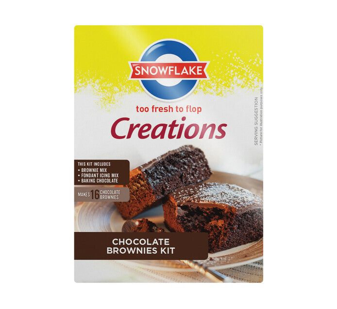 Snowflake Creations Chocolate Brownies Kit 615g – The South African Shop