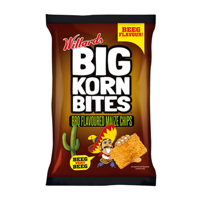 Willards Big Korn Bites BBQ Flavoured Maize Chips 120g – The South ...