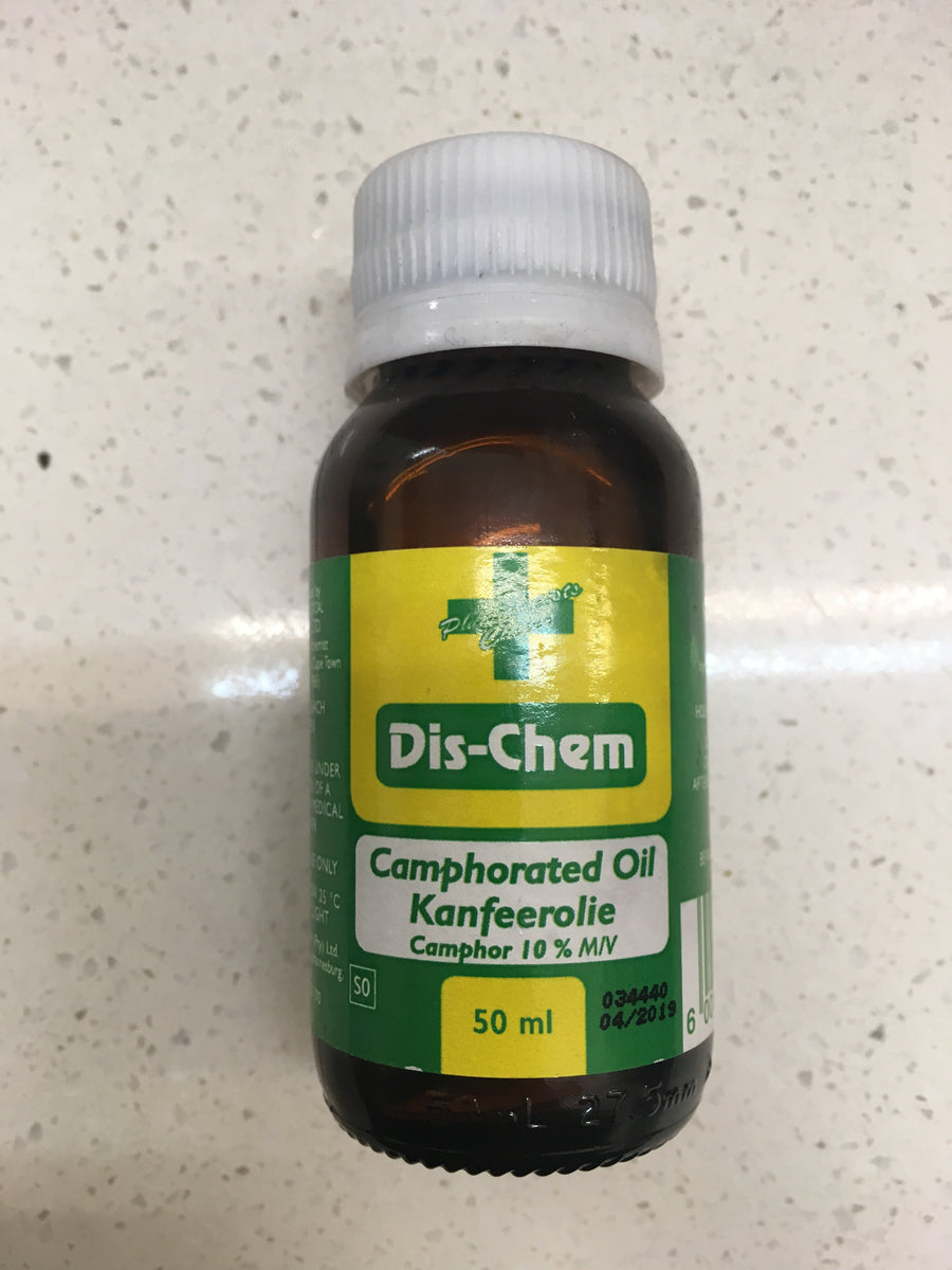 Dis-Chem Camphorated Oil 10%M/V 50ml – The South African Shop